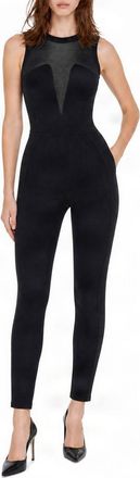 Elisabetta Franchi Combinaison slim fit en jersey &agrave; &eacute;paules d&eacute;nud&eacute;es