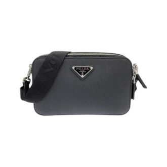 Prada Pre-owned Saffiano Travel Shoulder Bag - - Pre-owned - Damen - Schwarzk - ONE SIZE