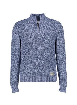Pepe Jeans London Herren Troyer blau unifarben