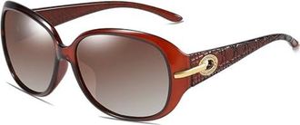 Generic Lunettes de soleil polarisées surdimensionnées UV400 tendance pour femmes 2026 2024, A2, Taille unique