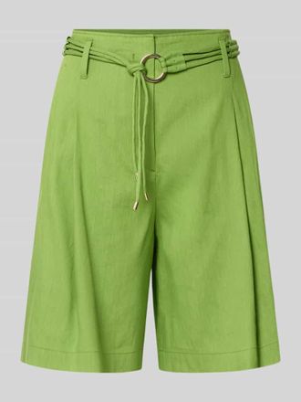 Marc Cain Wide Fit Shorts aus Leinen-Mix mit Viskose-Anteil