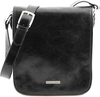 Tuscany Leather TL Messenger Sac bandouli&egrave;re en cuir 2 compartiments