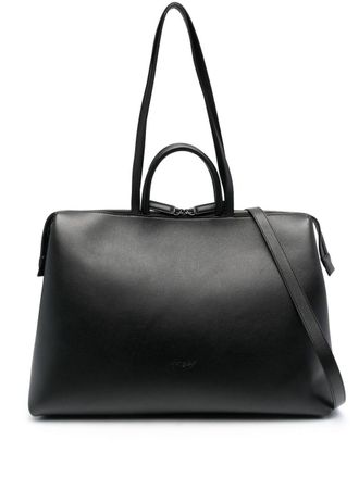 Mars&egrave;ll sac cabas Orizzontale en cuir - Noir