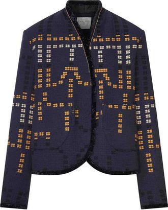 Forte_Forte Manteau Au Genou - Bleu