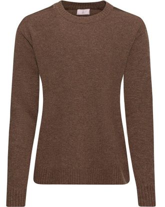 Brigitte von Sch&ouml;nfels Strickpullover Pullover mit Cord-Patches