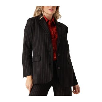 Ydence Callie Damen Blazer Schwarz - - Jackets - Damen - Schwarzk - S