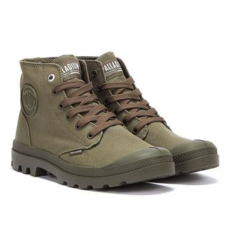 Palladium Pampa Hi Mono Chrome Gr&uuml;n Stiefel