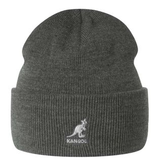 Kangol Herren Strickm&uuml;tze Acrylic Cuff Pull-On, Gr. One size (Herstellergr&ouml;&szlig;e: One Size), Grau (Dark Flannel)