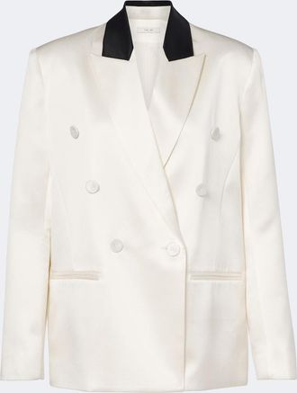 The Sei Blazer aus Seidensatin