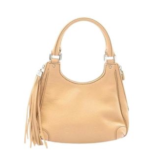 Chanel Sac &agrave; main vintage doccasion - Femme - Pre-owned - Beige - Taille: ONE Size
