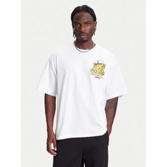 adidas T-Shirt Wabash JW0158 Wei&szlig; Oversize