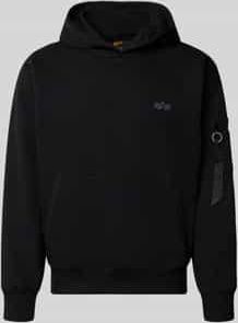 Alpha Industries Hoodie mit Label-Print