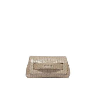 Orciani Femme, Sacs, Beige, Taille: ONE Size Clutch Gossip Cocco Glow