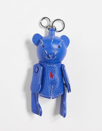 Polo Ralph Lauren Bear-Taschenanhänger in Mittelblau