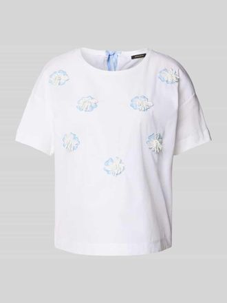 More & More T-Shirt mit Label-Details