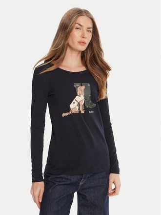 Barbour Bluse Hedley Ls LTS0684NY73 Dunkelblau Regular Fit