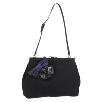 Miu Miu Sac &agrave; main Pre-owned - Femme - Pre-owned - Noir - Taille: ONE Size