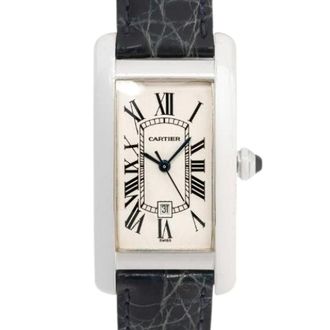 Cartier Tank Americaine Ref. 2490 doccasion - Femme - Pre-owned - Beige - Taille: ONE Size