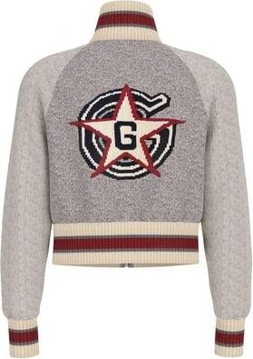 Guess Veste col montant en coton et laine m&eacute;lang&eacute;s