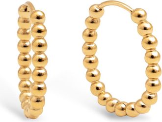 Singularu Dana Dots Ohrringe. Edelstahl mit 18 Kt Vergoldeter Beschichtung. Schmuck für Damen