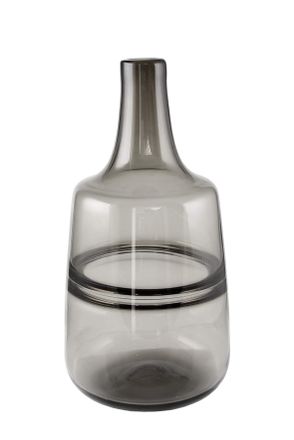 Kaheku Vase Zenika Flasche grau, Durchmesser 16 cm, Höhe 32 cm 1186001905