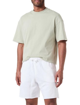 Jack & Jones Herren Jpstbill Jjkidd Wash Sweat Shorts Sweatshorts, Bright White, XL