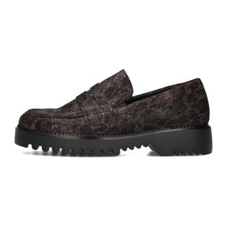 Gabor Leopardenmuster Loafers f&uuml;r den Herbst - - Shoes - Damen - Braun - 38 EU