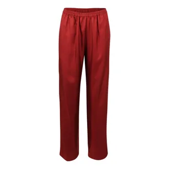 Loulou Studio Damen, Hosen, Rot, LGr&ouml;&szlig;e