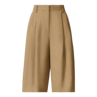 Fabiana Filippi Plissee-Bermuda-Shorts - - Shorts - Damen - Beige - XS