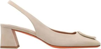 Santoni Femme, Chaussures, Beige, Taille: 39 1/2 EU Marta 50 Pump
