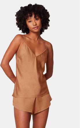 Triumph Pyjama Silky Sensuality 10218279 Braun Relaxed Fit