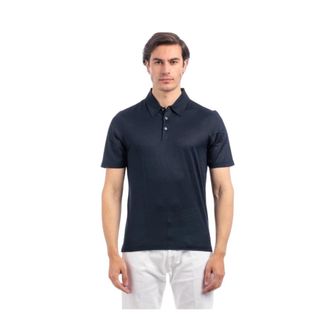 Barba Polo mit kurzen &Auml;rmeln- 3 Kn&ouml;pfe - - Tops - Herren - Blau - 2XL