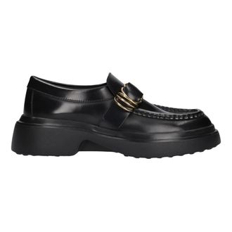 Tod's Femme, Chaussures, Noir, Taille: 40 EU Mocassins Chunky &agrave; Semelle Crant&eacute;e