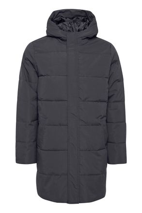 11 Project PRGiacobbe Herren Steppjacke Parka Winterjacke Lang gefüttert mit hochschließendem Kragen Regular fit, Größe:L, Farbe:Iron Gate (193910)