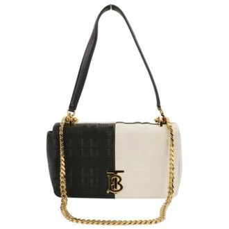 Burberry Pre-owned Lola Small Leather Shoulder Bag - Femme - Pre-owned - Blanc - Taille: ONE Size