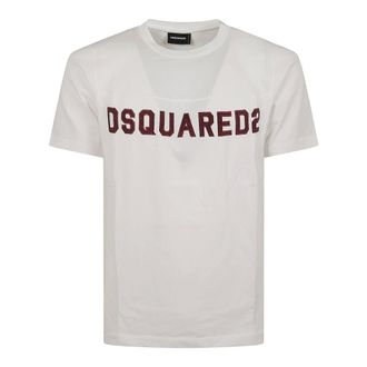 Dsquared2 Herren, Oberteile, Wei&szlig;, LGr&ouml;&szlig;e