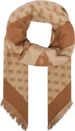 Guess Noelle Jacquard Kefiah - - Accessories - Damen - Beige - ONE SIZE