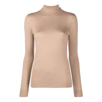 Ralph Lauren Gerippter Rollkragenpullover - - Knitwear - Damen - Beige - S