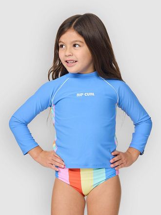 Rip Curl Sunshine Revival Rashie Kids Lycra &agrave; longues manches bleu