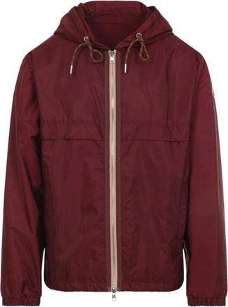 Moncler Homme, Vestes, Rouge, Taille: M Nidge Hooded Jacket