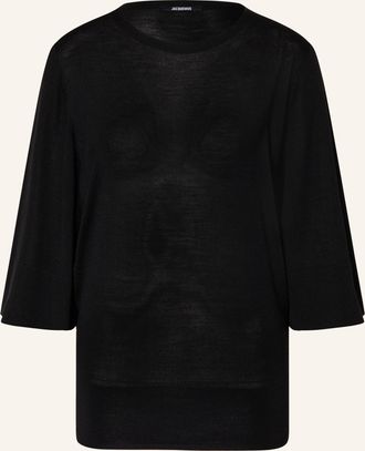 Jacquemus Jacquemus Pullover La Maille Mananco Mit 3/4-Arm schwarz