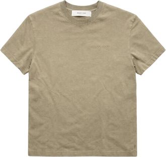 Golden Goose Homme, Tops, Gris, Taille: M Dyed Gauze T-Shirt