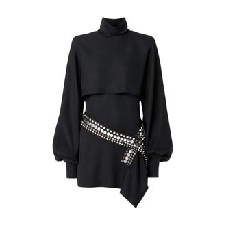Iro Kurzes Kleid mit G&uuml;rtel - - Dresses - Damen - Schwarzk - 2XS