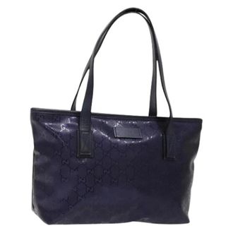 Gucci Pre-owned Plastique sacs-gucci - Femme - Pre-owned - Bleu - Taille: ONE Size