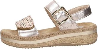Rieker Femme, Chaussures, Beige, Taille: 37 EU Sandalen Plat
