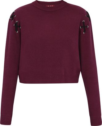 Mymo Pullover Frauen Burgund