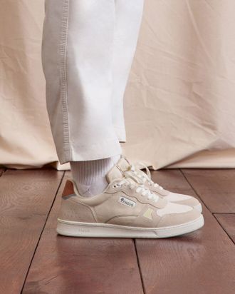 Faguo Baskets beige et rouille