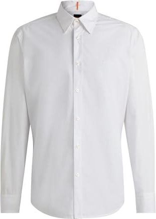 BOSS Hommes Relegant 6 Chemise Regular en Popeline de Coton