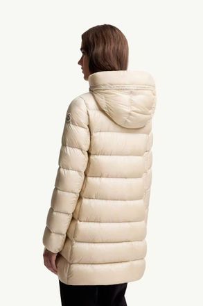 Moncler Quilted Down Down Jacket - Beige