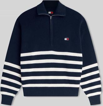 Tommy Jeans Oversize Troyer aus reiner Baumwolle